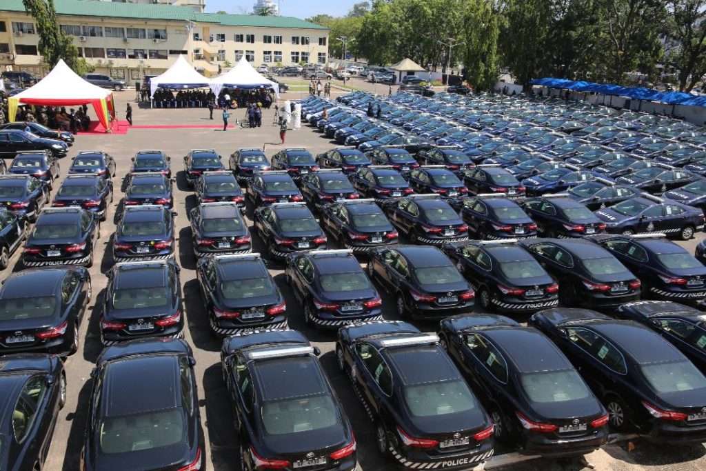 President hands Ghana Police 200 vehicles - Ghana Business News