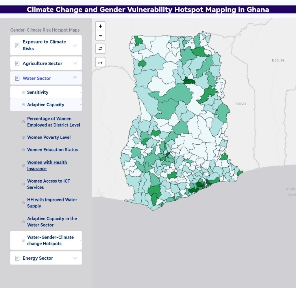 New climate maps reveal where women in Ghana are most at risk - Ghana ...