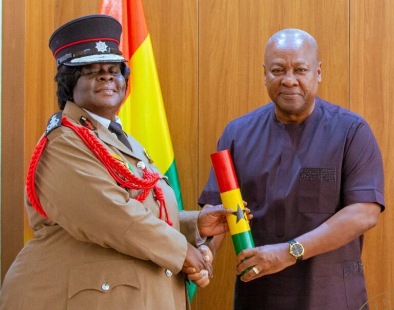 Ghana swears in Daniella Mawusi Ntow Sapong as first female Chief Fire ...
