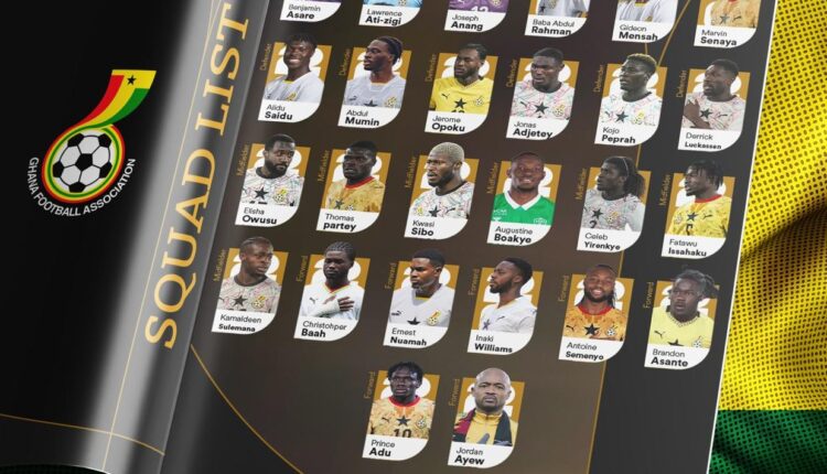 Black Stars list - Ghana Business News
